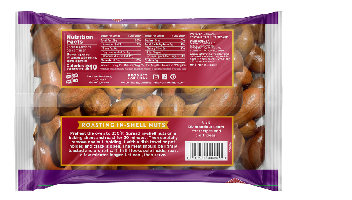 In-Shell Pecans – Diamond Nuts Store