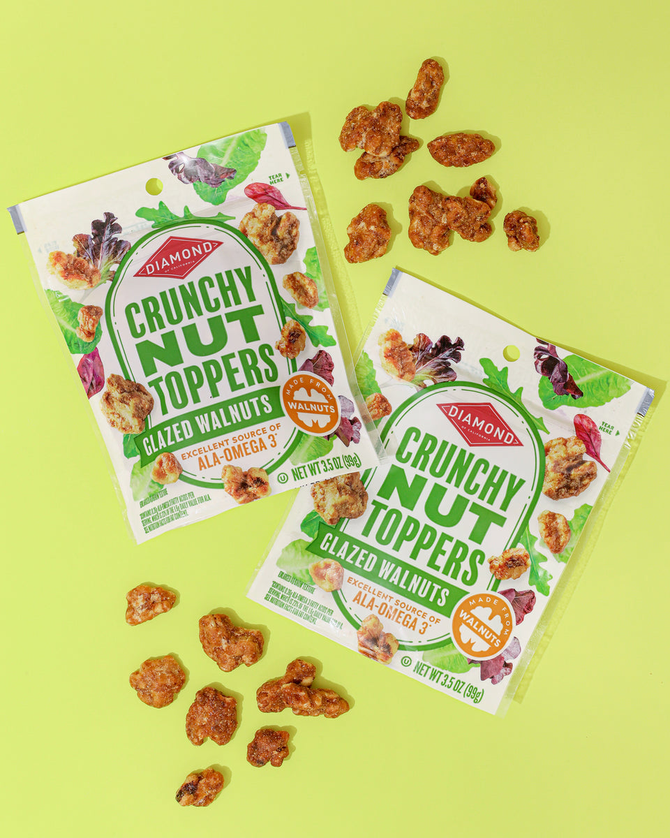 Glazed Walnut Crunchy Nut Toppers – Diamond Nuts Store