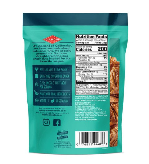 Sea Salt Pecans – Diamond Nuts Store